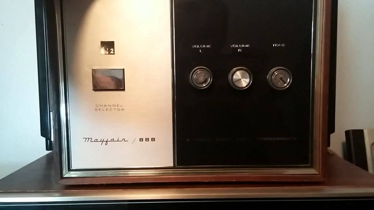 Mayfair 888 8 track player - YouTube