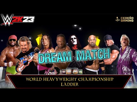 WCW Legends World Heavyweight Title Ladder Match WWE 2K23 Gameplay PS5 ...