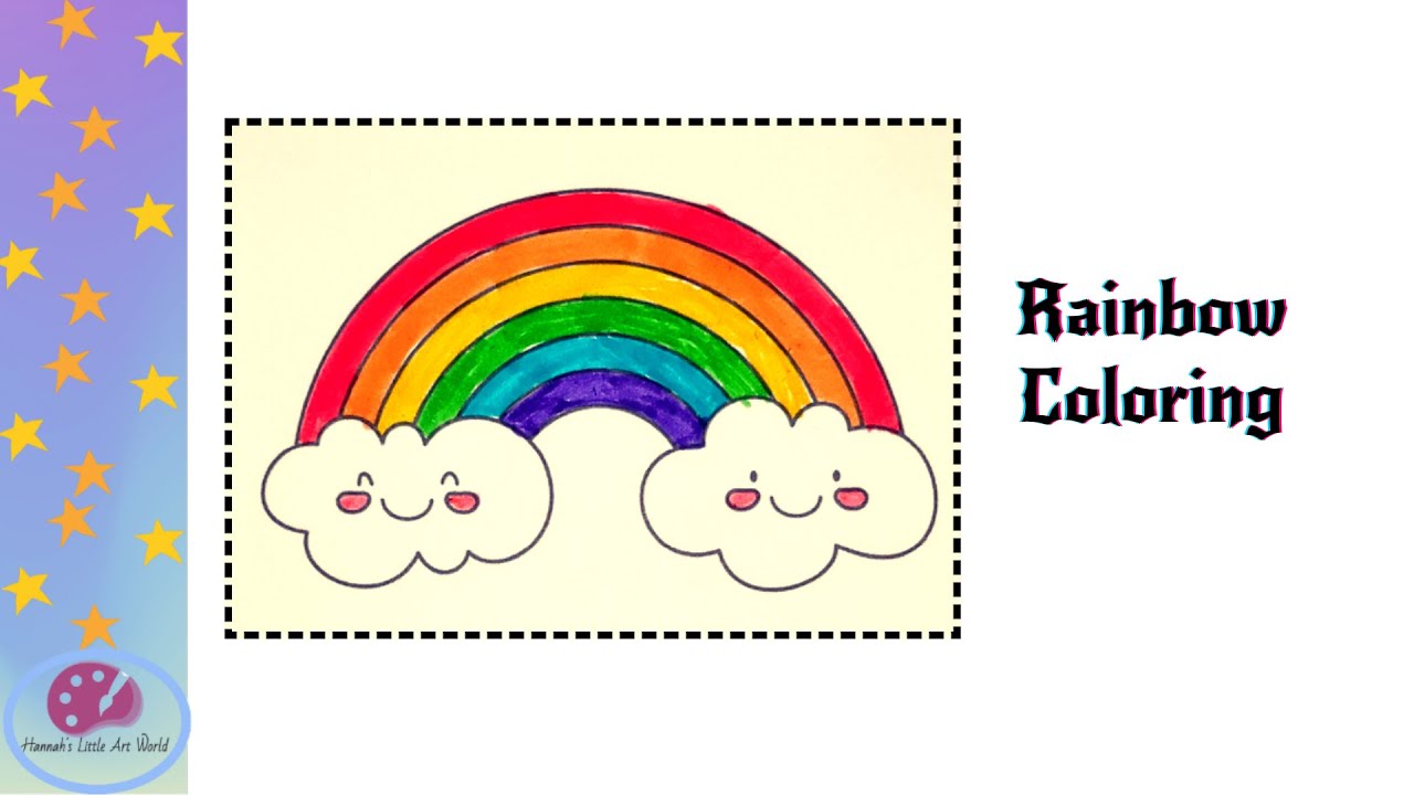 Rainbow Coloring for Little Ones: Easy Tutorial - YouTube