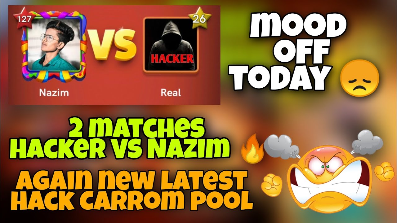🤬 Hacker vs Nazim continue 2 matches 🔥 Carrom pool hacker 🤬 Carrom pool ...