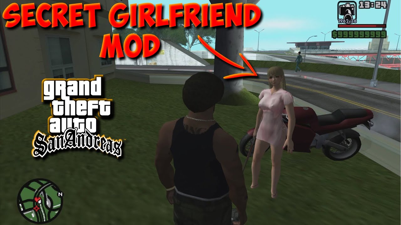 gta san andreas secret girlfriend mod | gta sa gf mod - YouTube