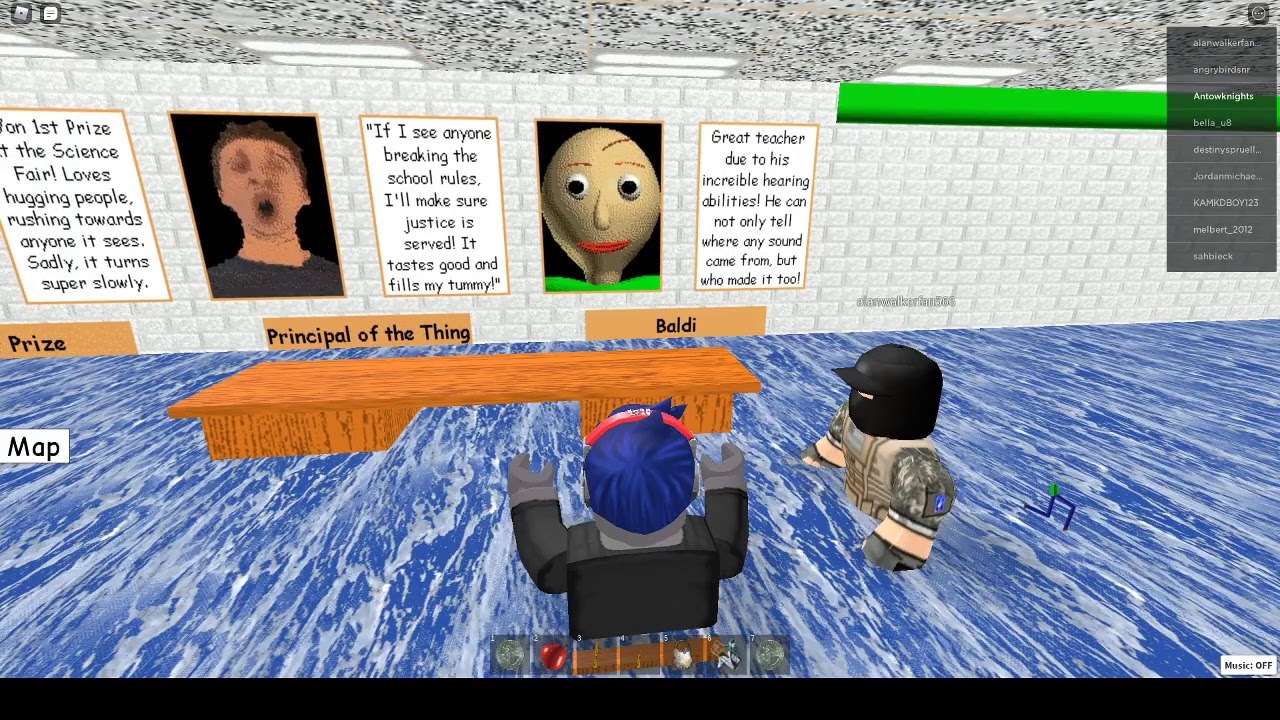 Roblox LIVE (baldi's basic plus rp) - YouTube