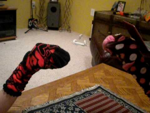 Sock puppet fight - YouTube