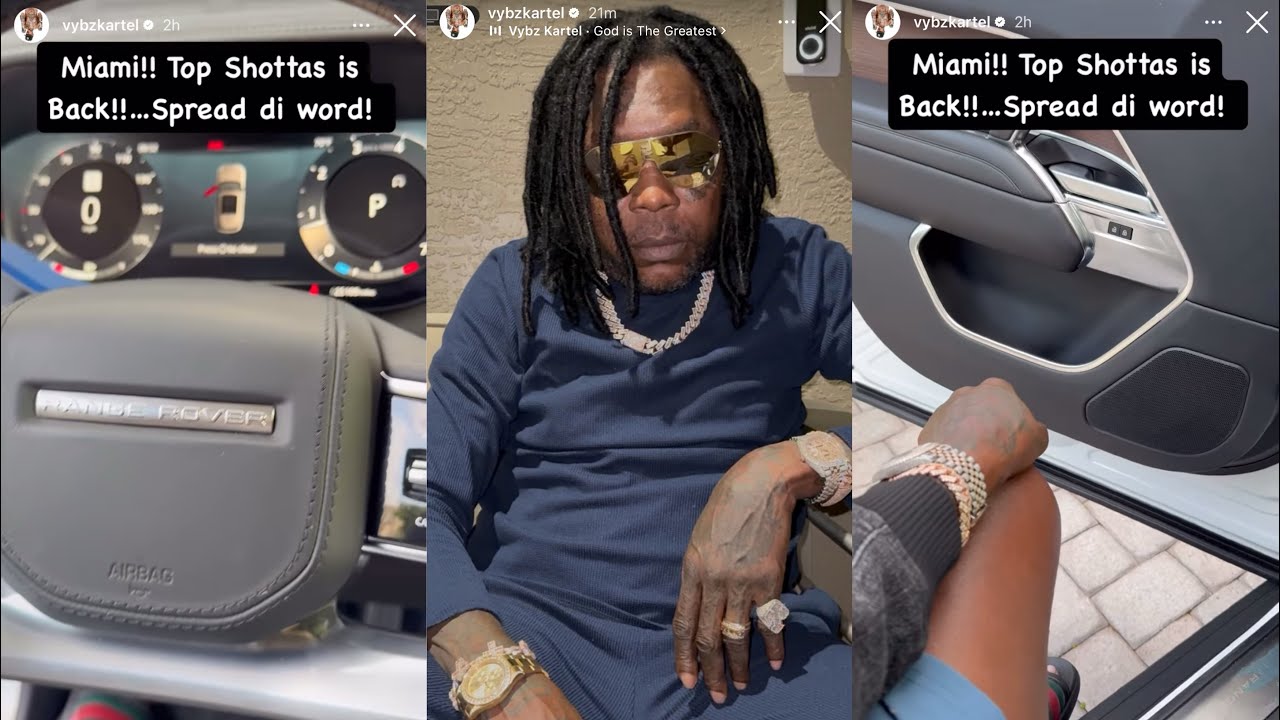 VYBZ KARTEL BACK IN MIAMI! TOP SHOTTAS IS BACK SPREAD DI WORD! A WONDER ...