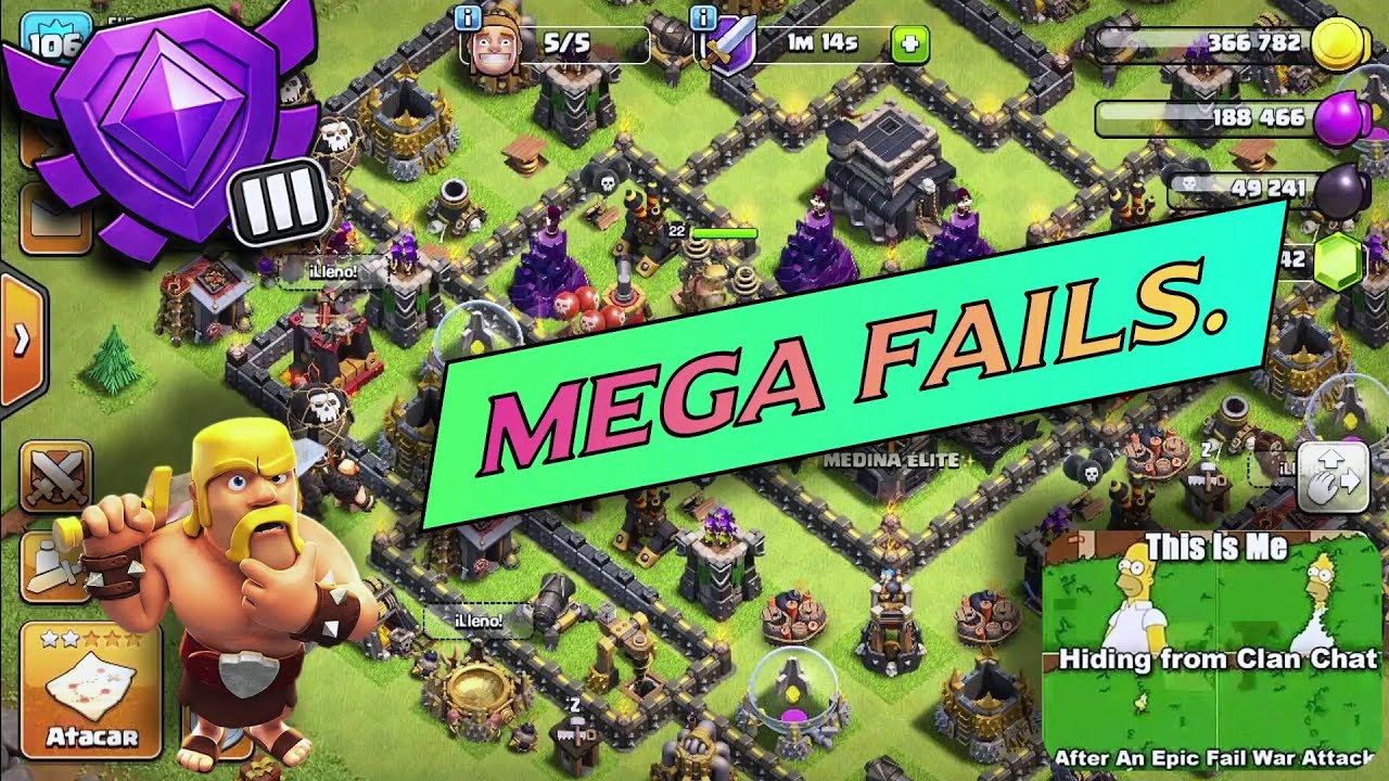 MEGA FAILS BRUTAL(ataques que fueron malos y algunos comentarios) - YouTube