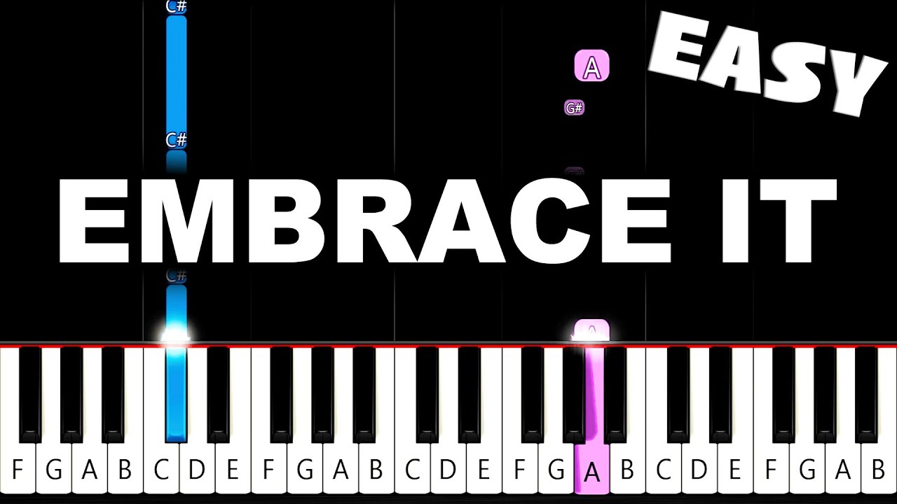 Ndotz - Embrace It - EASY Piano Tutorial - YouTube