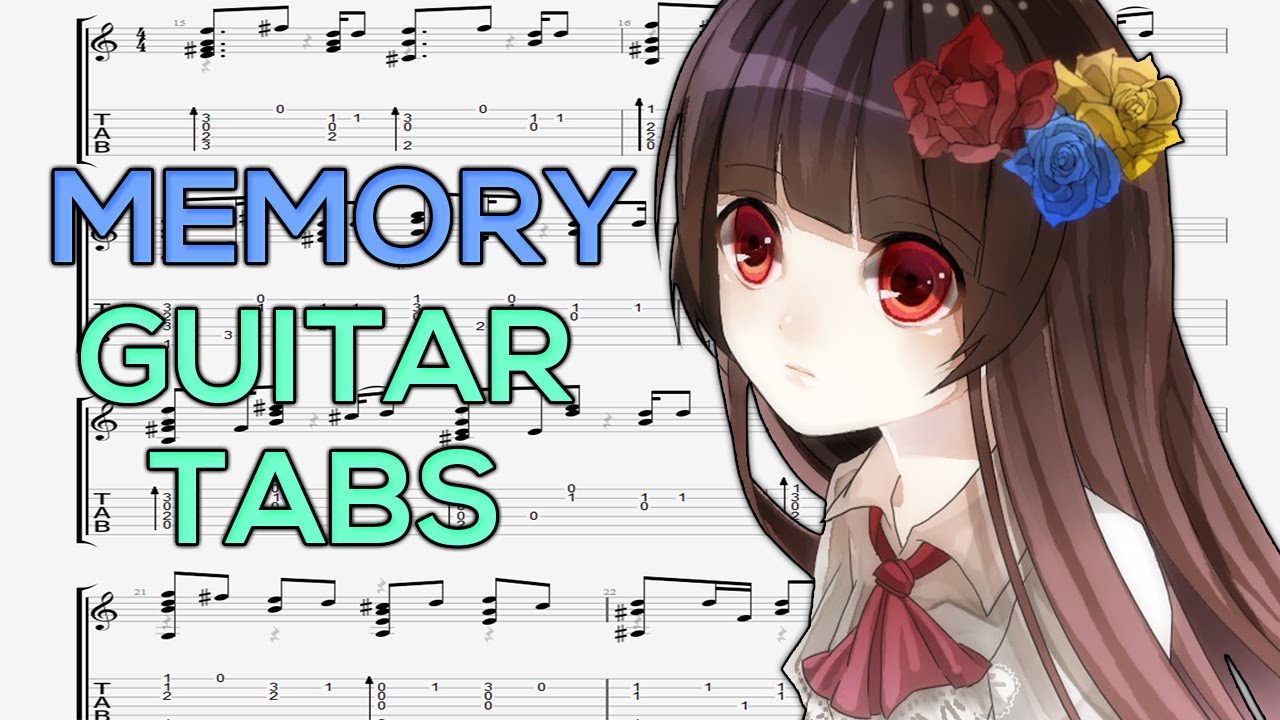 Ib - Memory (Title Song) Guitar Tutorial | Guitar Lesson + TABS - YouTube
