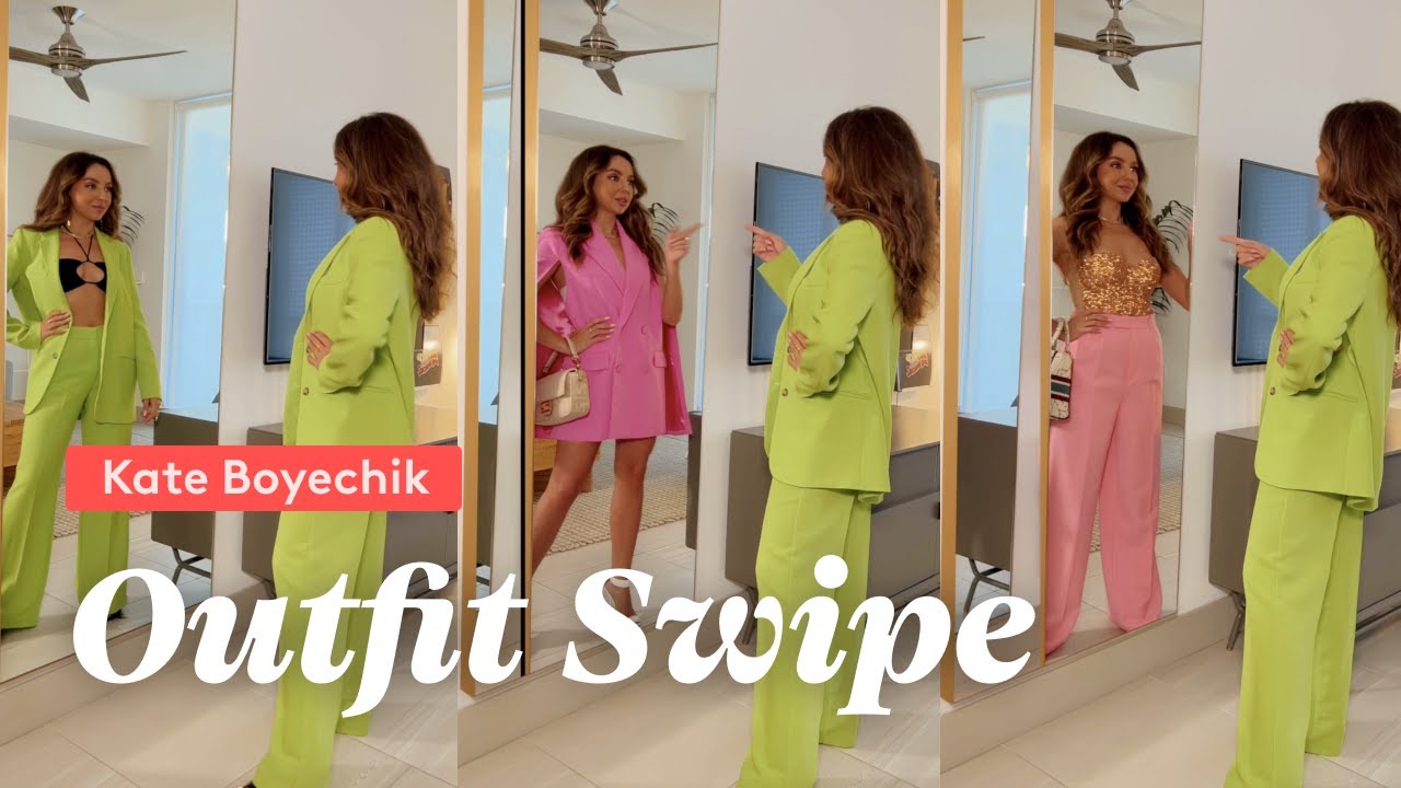 How to SWIPE through OUTFITS in the mirror with Videoleap ️ - YouTube