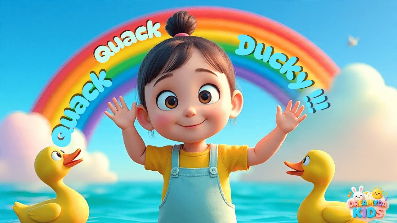 Quack Quack Ducky 🐥 | Duck Song for Kids | | Cute Animal Song for ...