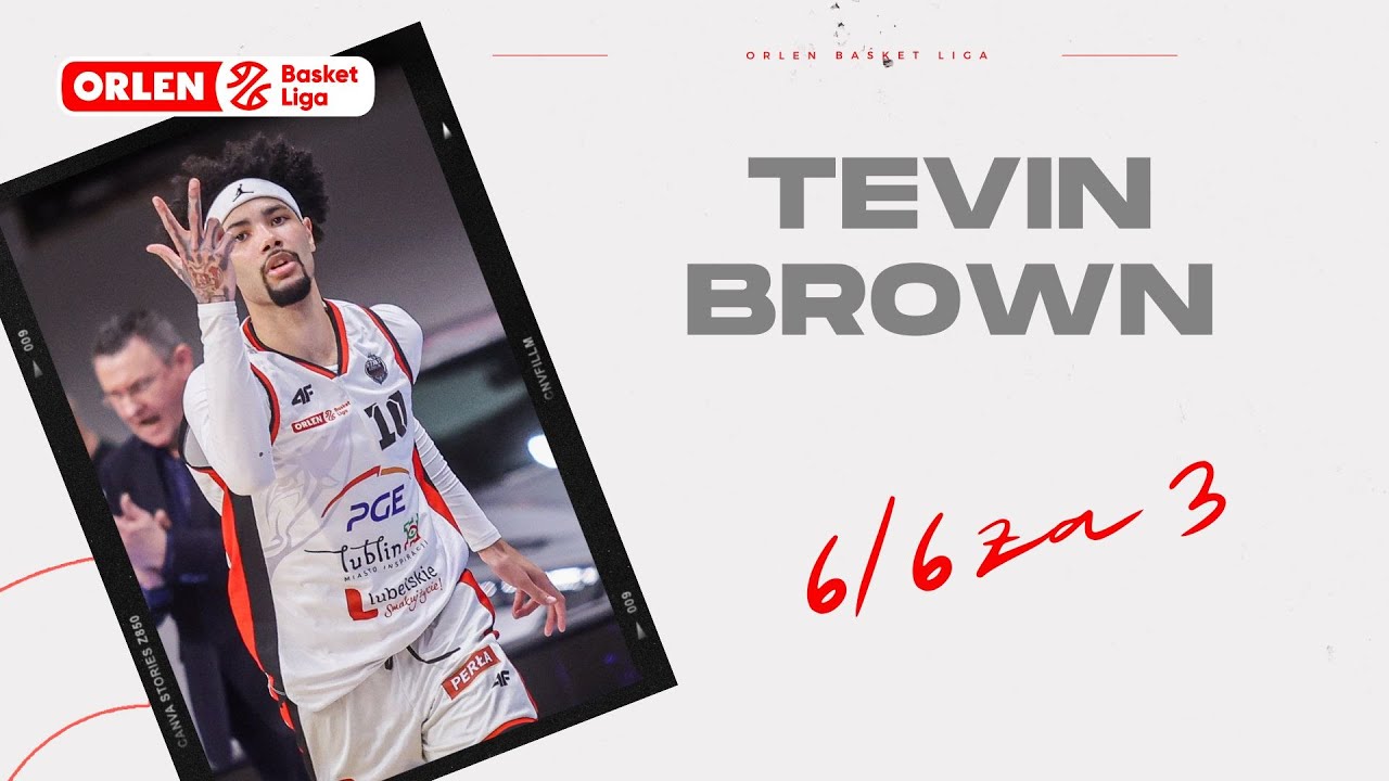 🎯 Tevin Brown - 6/6 za trzy! - YouTube