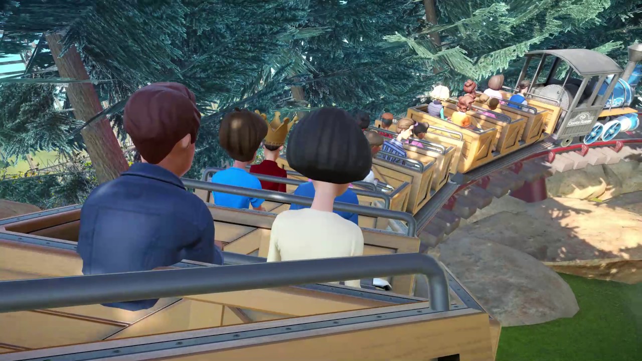Planet Coaster - My first Mine Train Coaster - YouTube