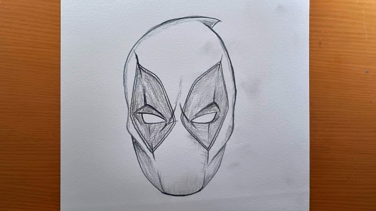 Comment dessiner Deadpool | Dessinez Deadpool facilement avec un crayon ...