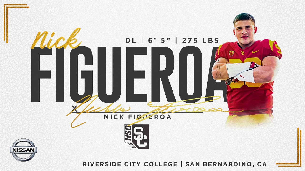 USC Football - 2019 National Signing Day: DL Nick Figueroa - YouTube