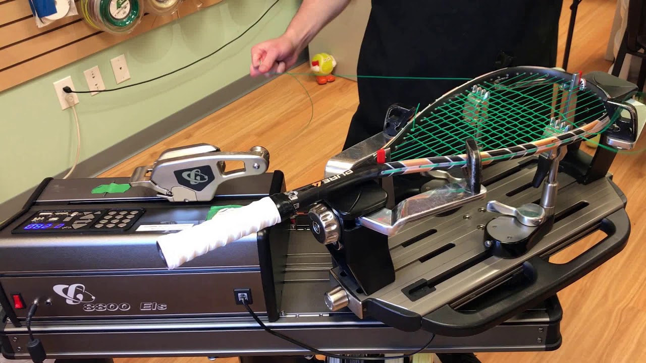 Full Length Movie: How to String a Oliver Pure 4 Squash Racquet - YouTube
