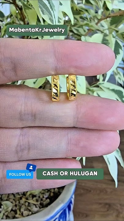 ROUND EARRINGS 3.75g | 24k Korean Gold #gold - YouTube