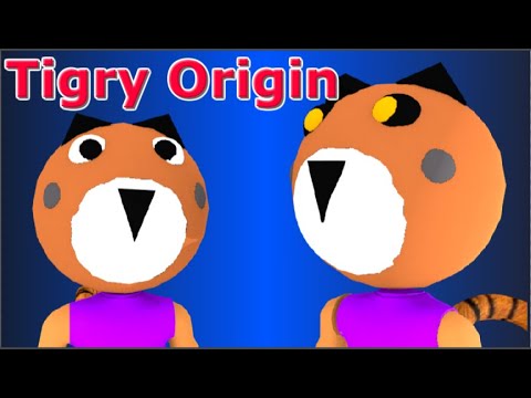 The Origin Story Of Tigry / Roblox Piggy Origin Story / Emotional ...