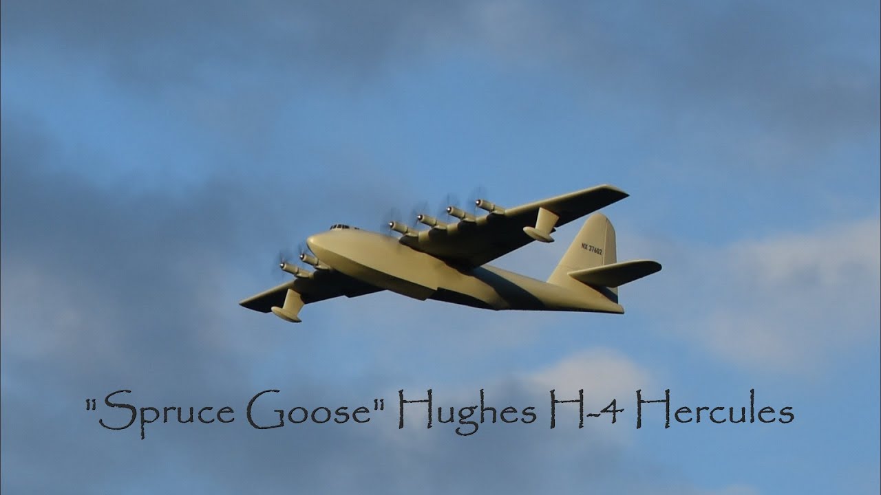 "Spruce Goose" Hughes H-4 Hercules maiden flight - YouTube