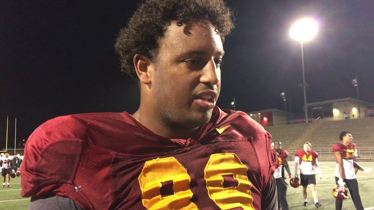 Holiday Bowl prep: USC DE Christian Rector - YouTube