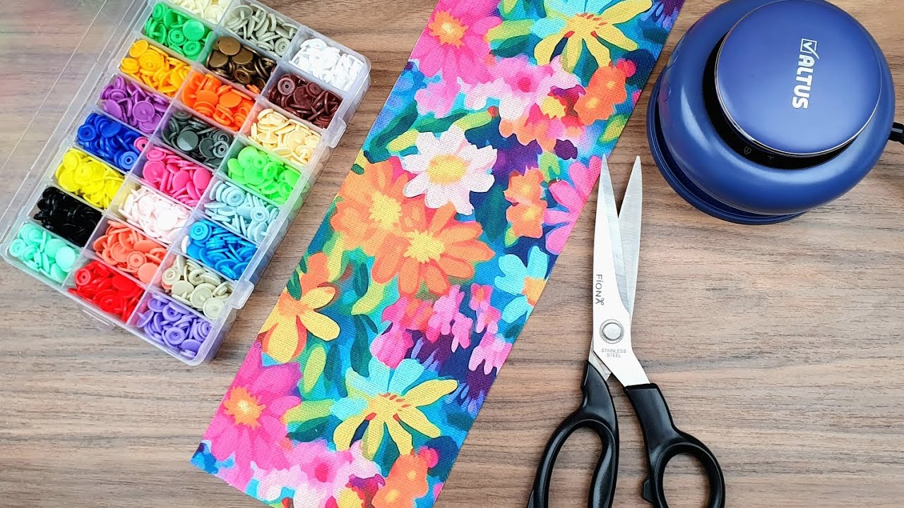 Brillant Idea with Just a Piece of Fabric - YouTube