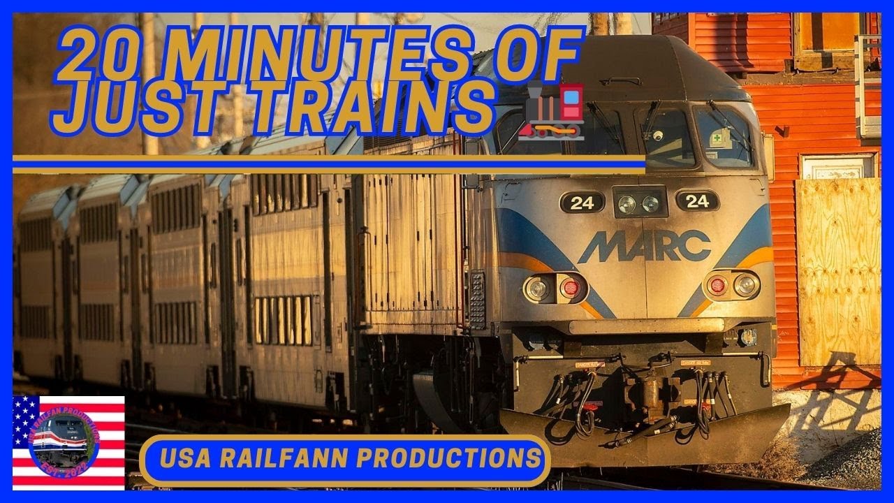 20 minutes of just trains 🚂 - YouTube