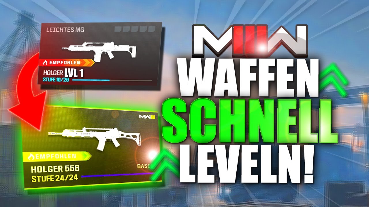 Neu Ultra Schnell Waffen Leveln Nach Dem Update In Modern Warfare 3
