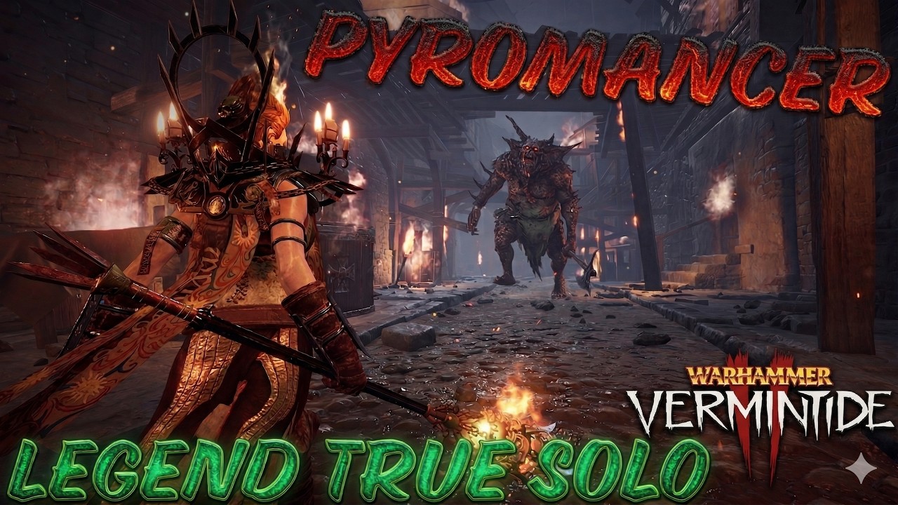 Screaming Bell - Pyromancer - Legend True solo - Flaming Flail/Fireball ...