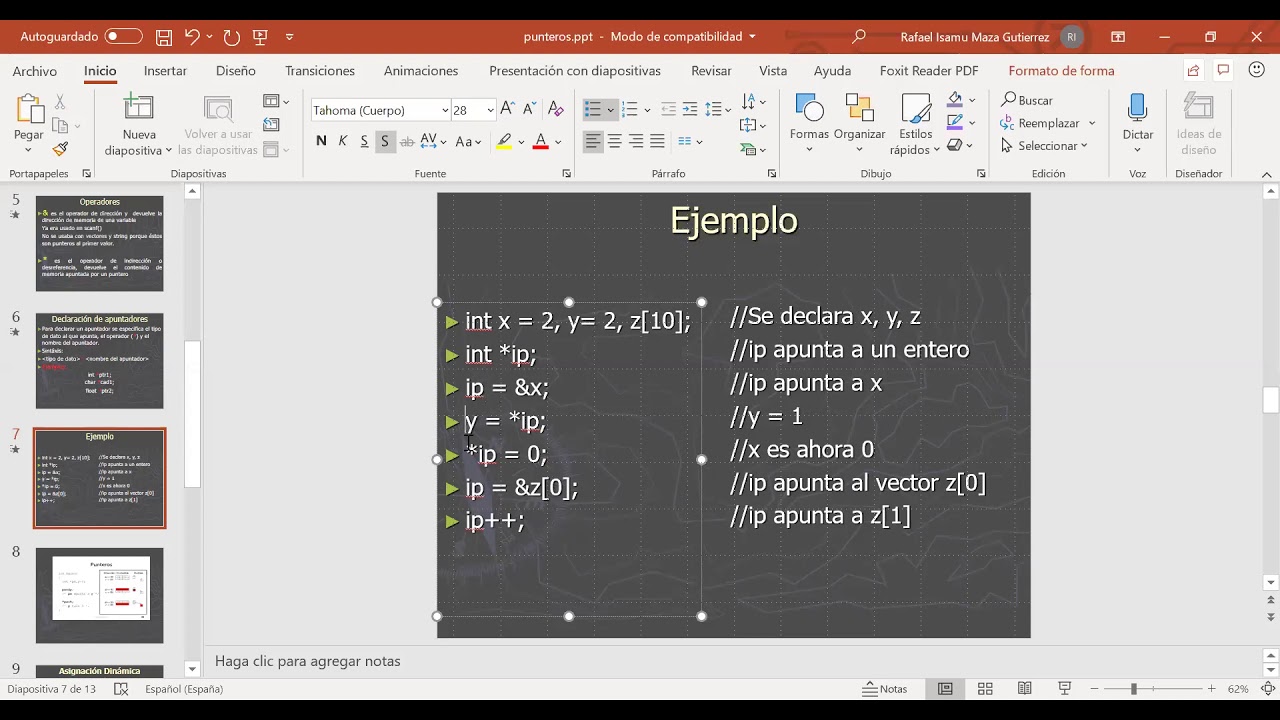 APUNTADORES PARTE3 - YouTube