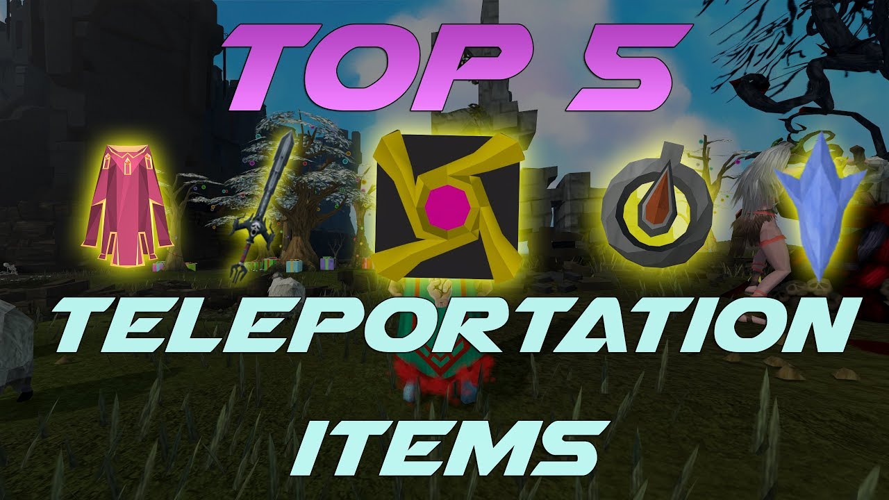 Runescape 3 - Top 5 Teleport Items - YouTube