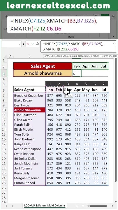Excel Pro Tricks: Lookup and Return Multiple Specific Non-Adjacent Columns in Excel - INDEX ...