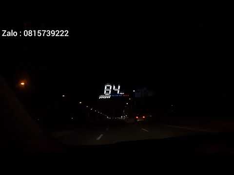 Hiển thị tốc độ lên kính lái HUD M7 - YouTube