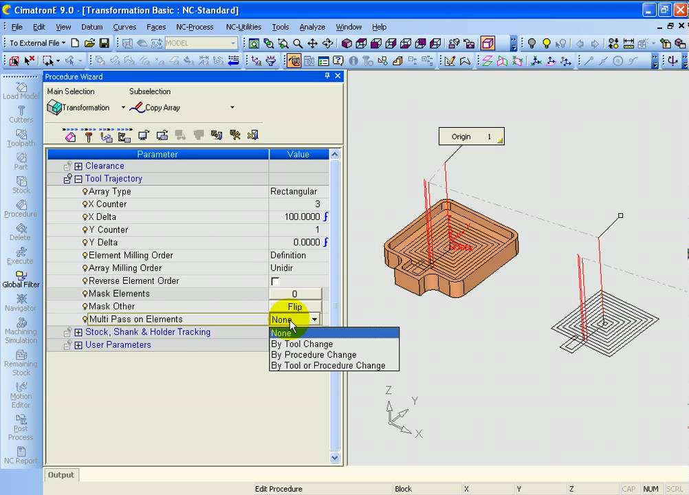 Cimatron E9 - Transformation Basic - YouTube