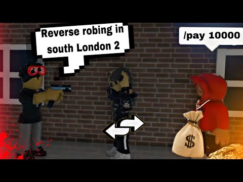 reverse robing random players in roblox south London 2 - YouTube