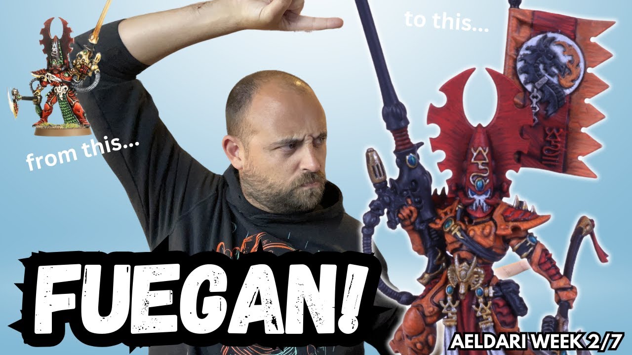 How to Paint the new Fuegan, Phoenix Lord of the Fire Dragons! - YouTube