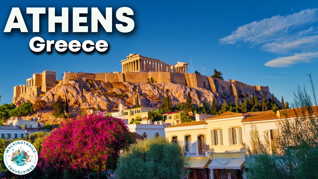 Athens, Greece 🇬🇷 - The playground of the Gods 4K Ultra HD Walking Tour ...