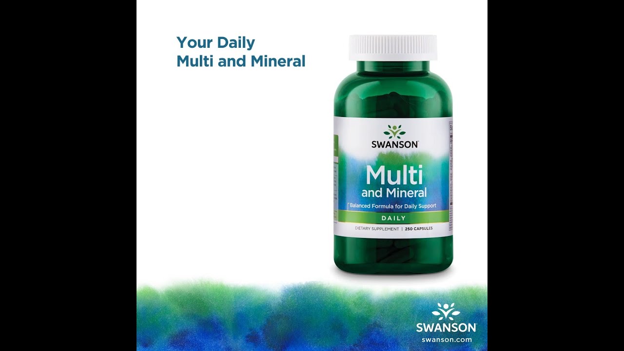Swanson Premium Multi and Mineral - Daily - YouTube