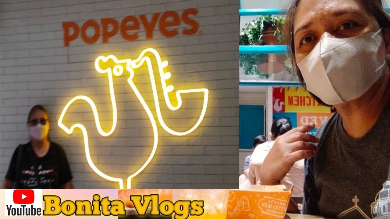 Popeyes @Glorietta 1 Makati W/ My Sister Marjo ||Bonita Vlogs #yummyfood - YouTube