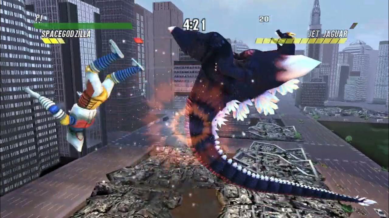 Spacegodzilla vs Jet Jaguar(SPACE vs Robot guy) Godzilla Save the Earth Melee V1.6 - YouTube