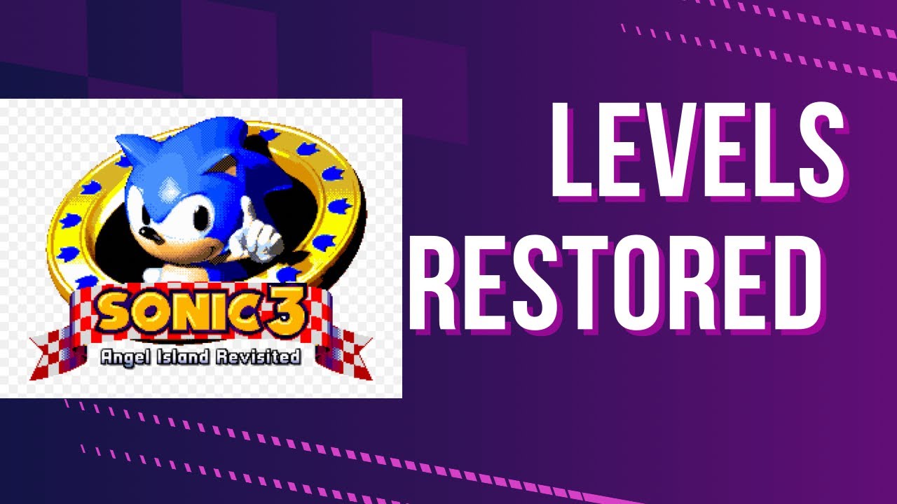Sonic 3 levels restored - YouTube