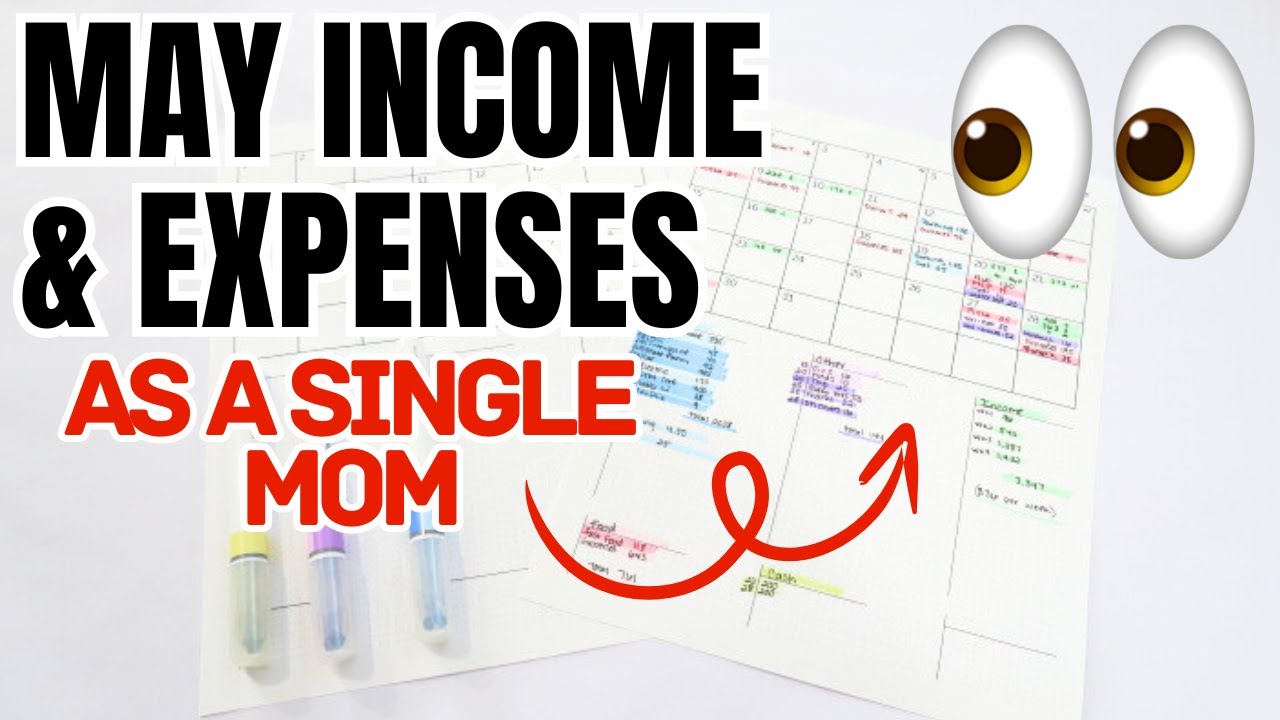 How I Budget as a Single Mom | My REAL Income from YouTube + Small Biz ...