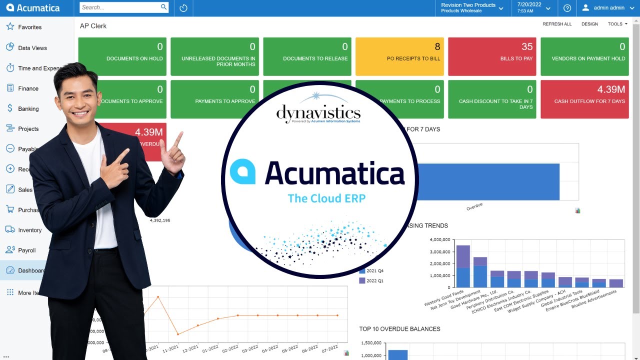 Acumatica Preview & LIVE Demonstration - YouTube