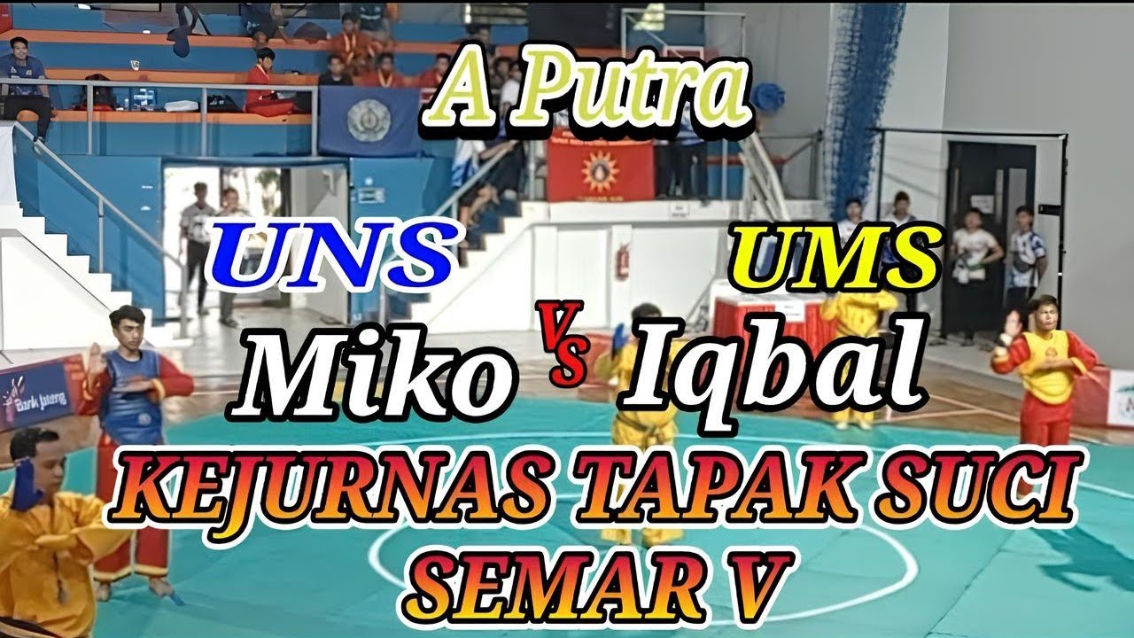 Rizki Miko UNS vs Muhammad Iqbal Saputra UMS | A Putra | Kejuaraan ...