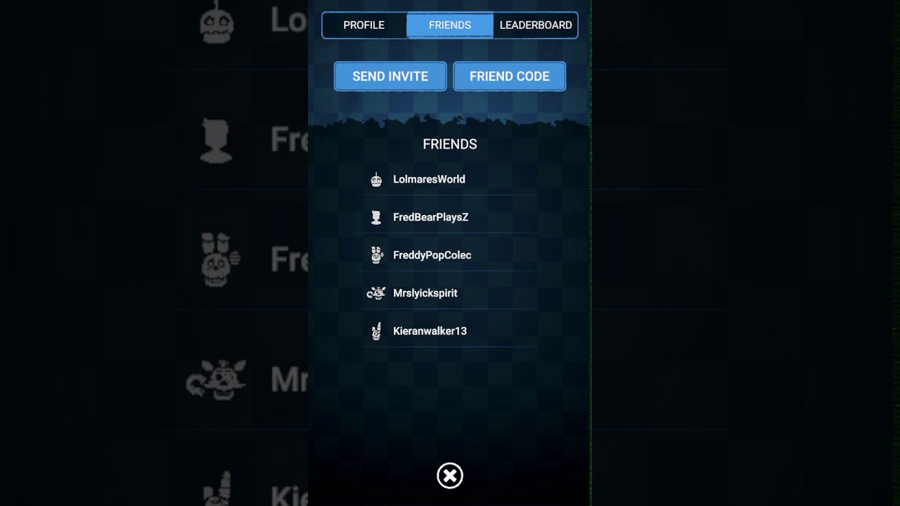 My fnaf ar friend code please watch - YouTube