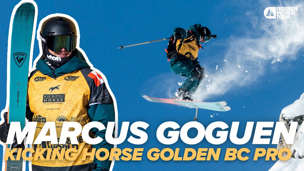 Marcus Goguen's Mind-Bending Run | FWT23 Kicking Horse Golden BC Pro ...