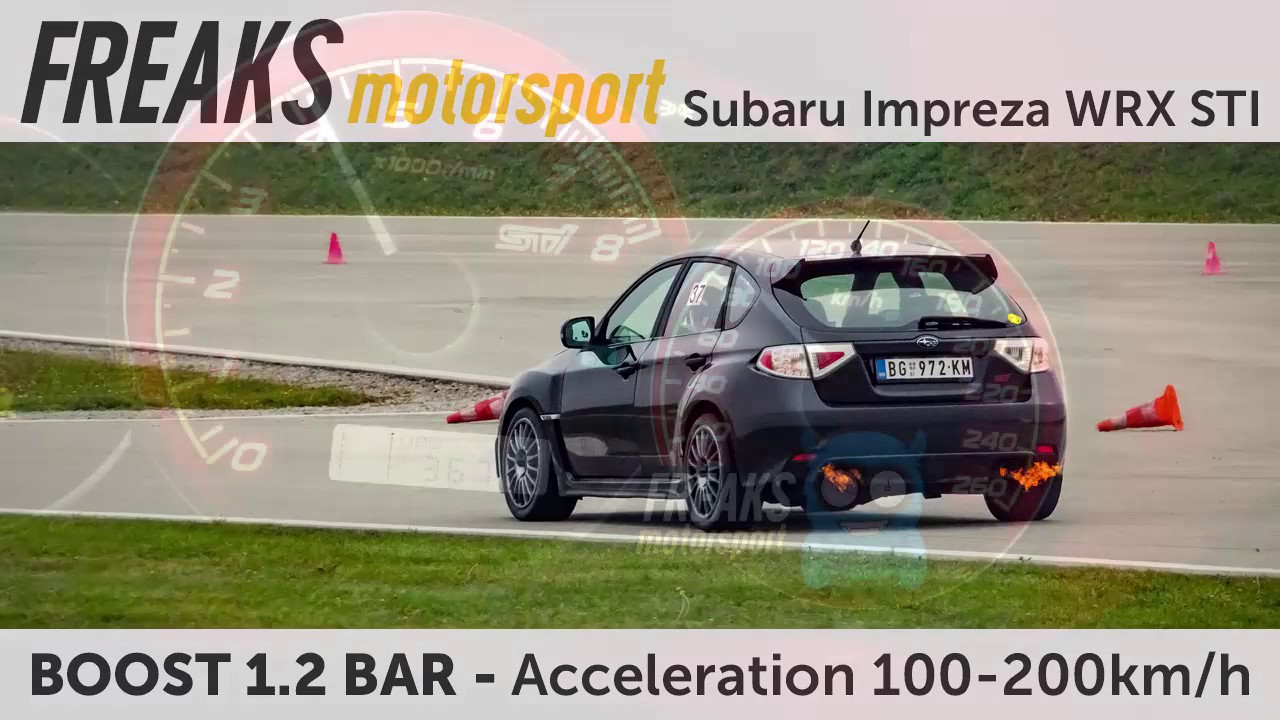 Subaru Impreza WRX STI 100-200 - YouTube
