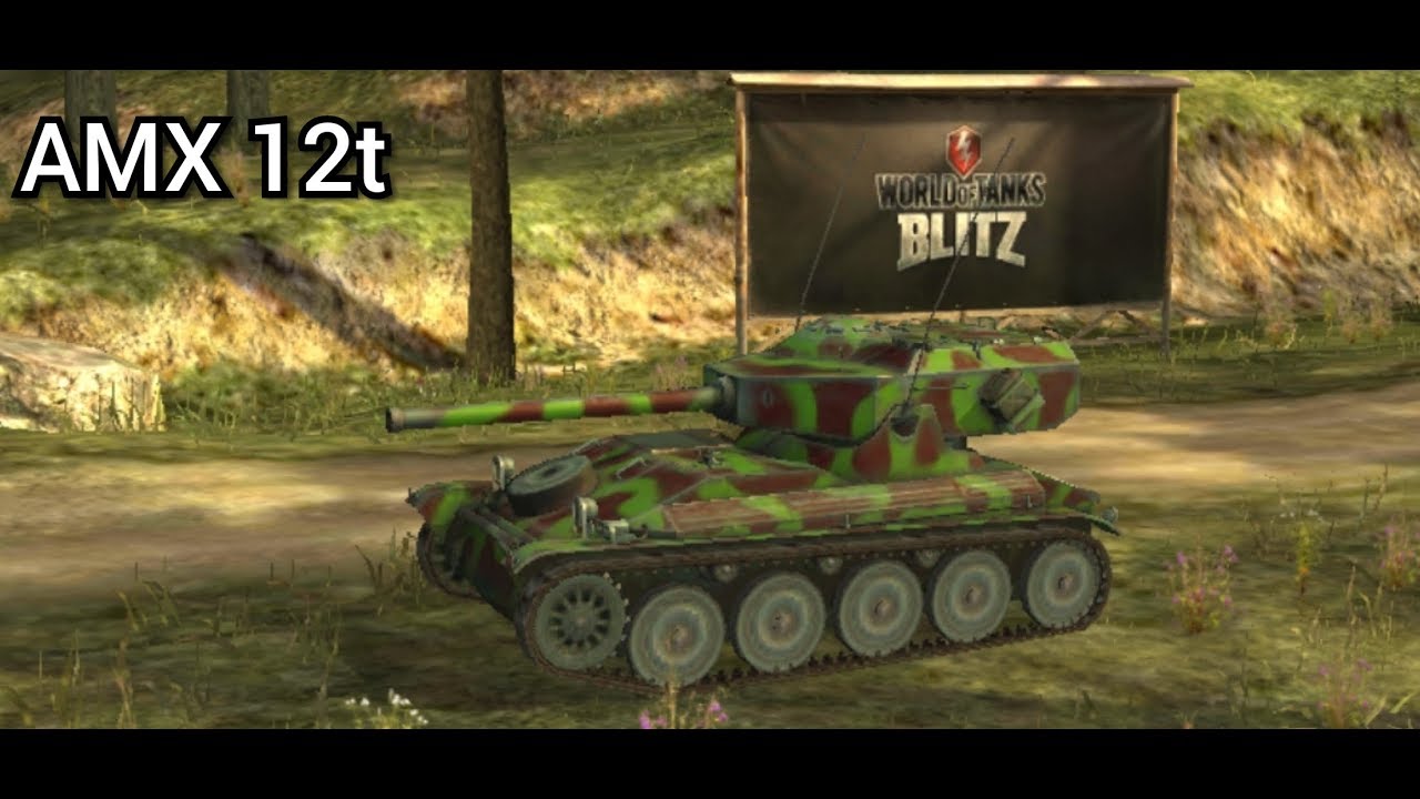 WOT Blitz, Cz/Sk, AMX 12t - Francouzská ( štípající ) blecha, 2765 dmg ...