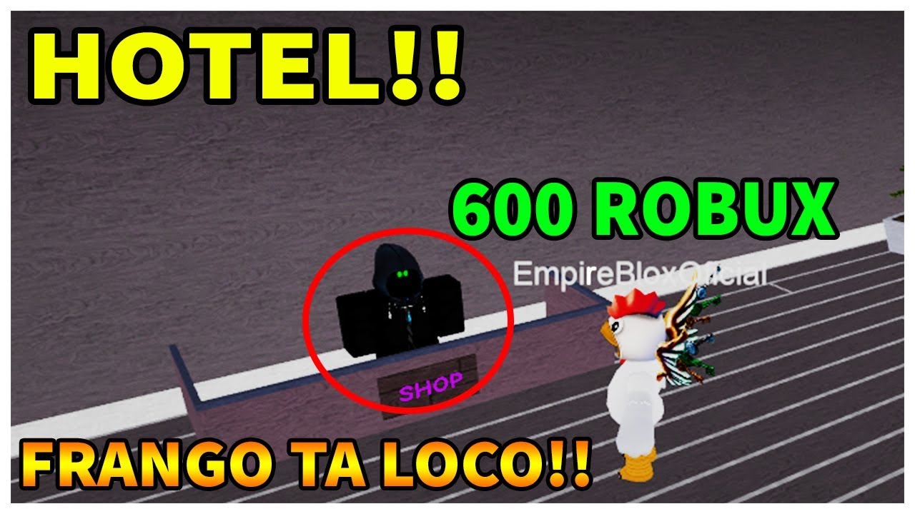 HOTEL!! PEGUEI TODOS OS ITENS DE ROBUX !! 600 ROBUX - YouTube