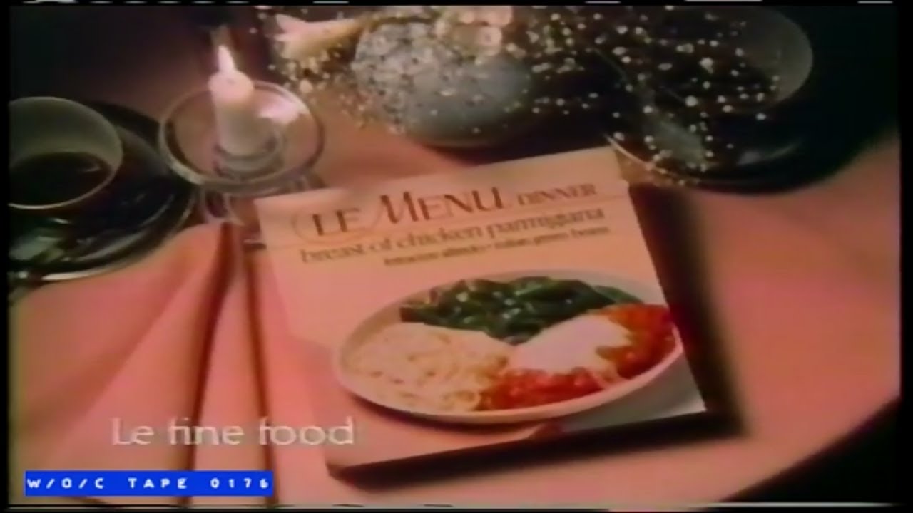 Le Menu Frozen Dinner Commercial - 1985 - YouTube