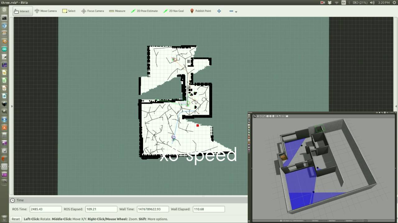 RRT-based Map Exploration (multi-robot) - YouTube