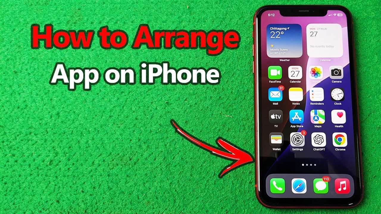 How to Arrange App on iPhone | Full Guide - YouTube