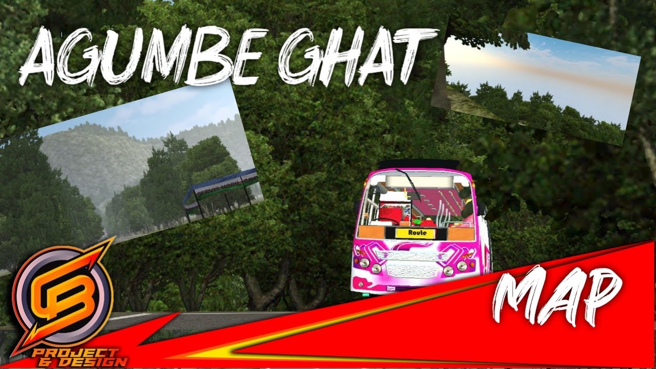 Agumbe Ghat /First look/ Bussid Map Mod/working on progress... - YouTube